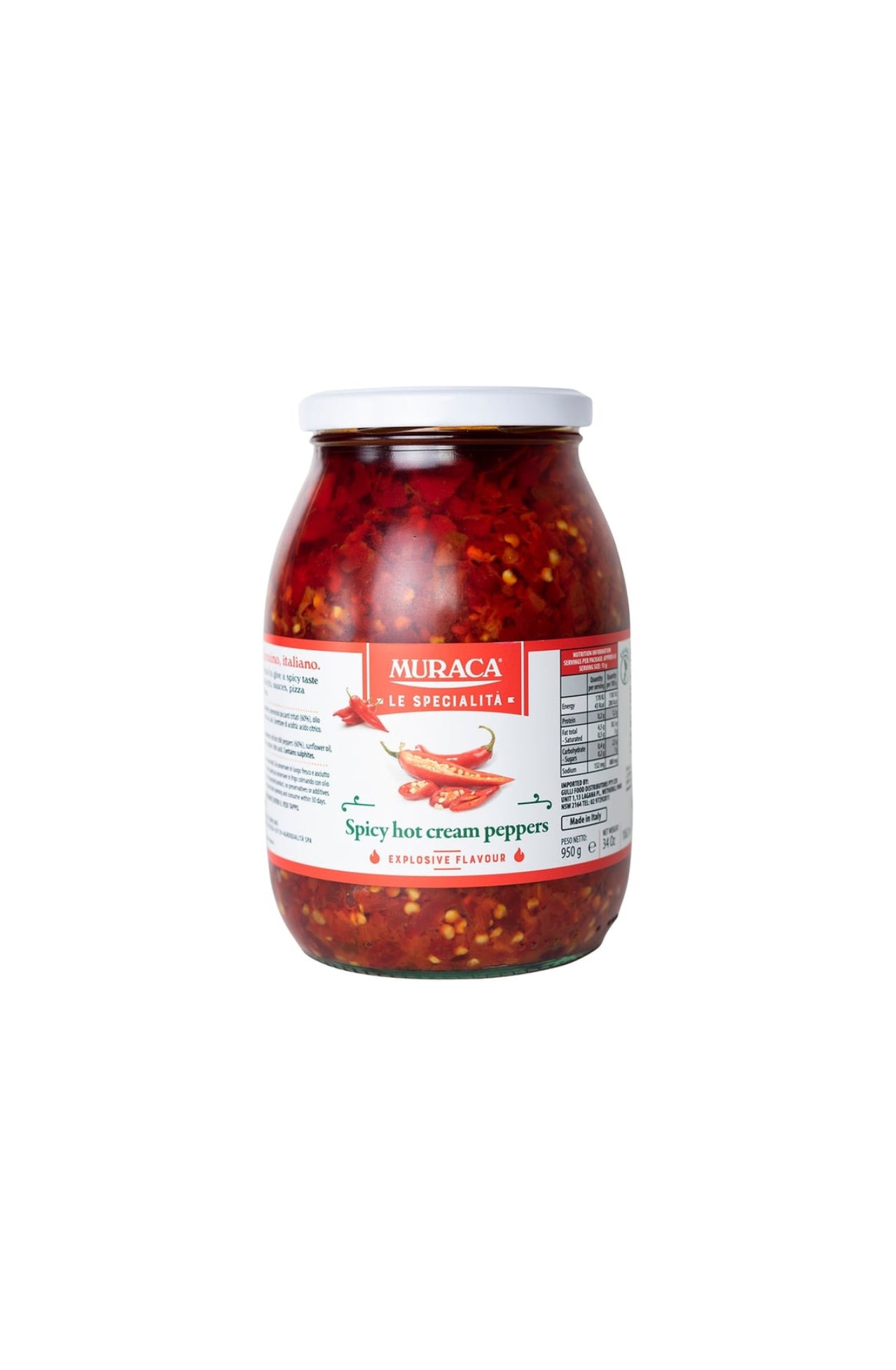Muraca Spicy Hot Pepper (950 g) – Oz Groceries