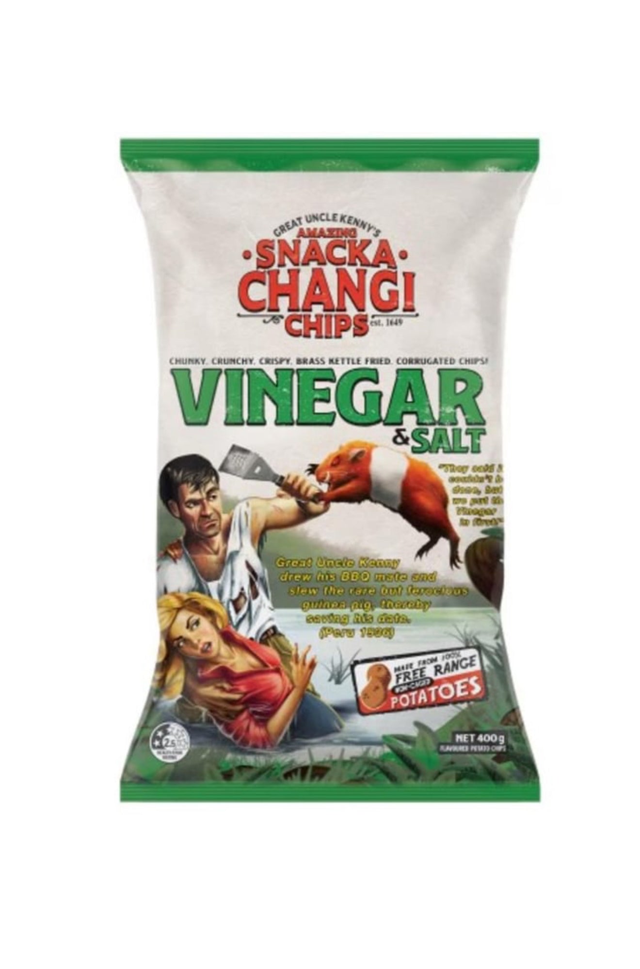 Snackachangi Vinegar & Salt (400 g) – Oz Groceries